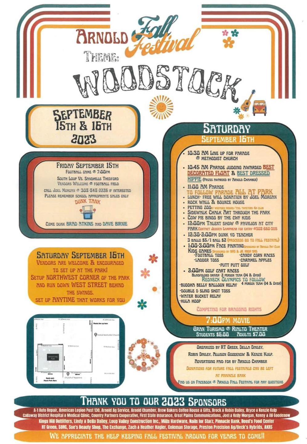 Don't Worry, Be Hippie at Arnold's 2023 Fall Festival | Community of ...